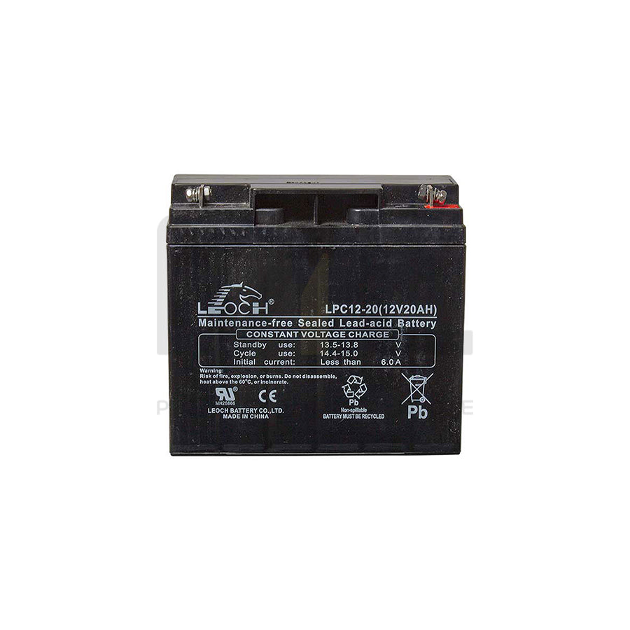 LPC12-20 Leoch AGM Golf Trolley Battery 12V 20Ah – ML Performance