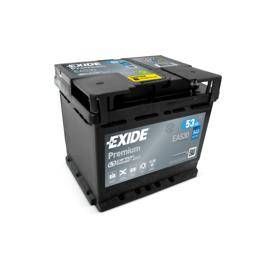 Exide Premium EA530 063 Car Battery (53Ah) - 5 Year Guarantee – ML ...