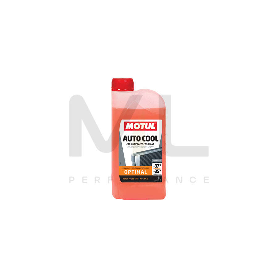 Motul Auto Cool Optimal -37C Car Antifreeze Coolant - Ready To Use 1l ...
