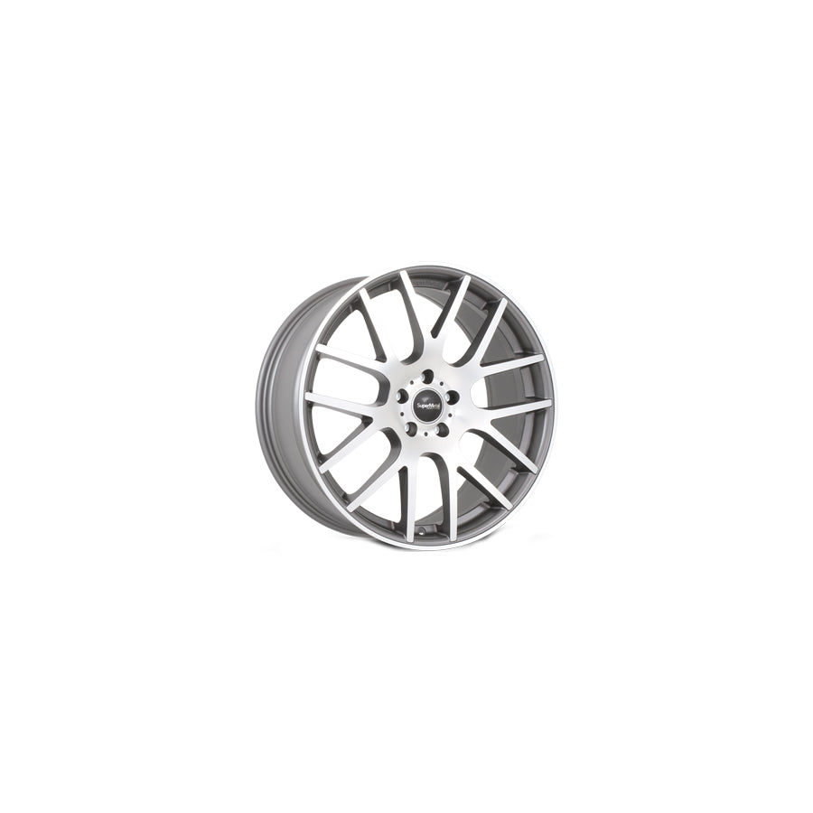 SuperMetal Trident 9x20 ET45 52043 Matt Grey Face Polished Wheel – ML ...