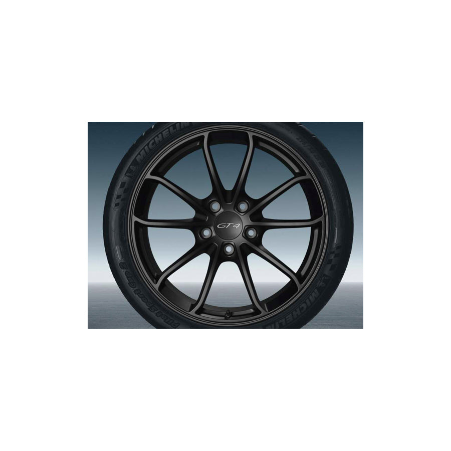 Genuine Porsche 20 Gt4 Alloy Wheels In Black (Satin-Gloss) – ML Performance